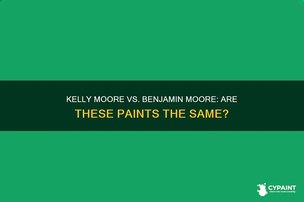 Kelly Moore Vs. Benjamin Moore: Are These Paints The Same? | CyPaint