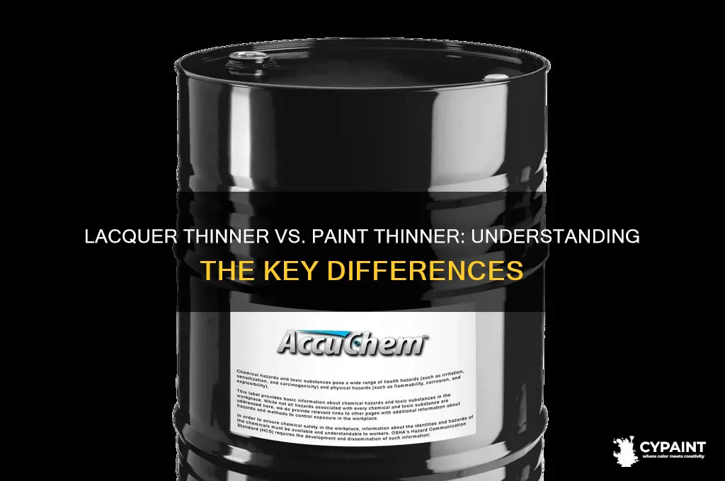 Lacquer Thinner Vs. Paint Thinner: Understanding The Key Differences ...
