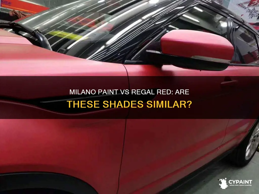 Milano Paint Vs Regal Red: Are These Shades Similar? | CyPaint