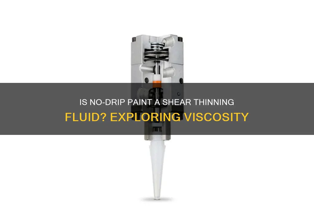 Is No-Drip Paint A Shear Thinning Fluid? Exploring Viscosity | CyPaint