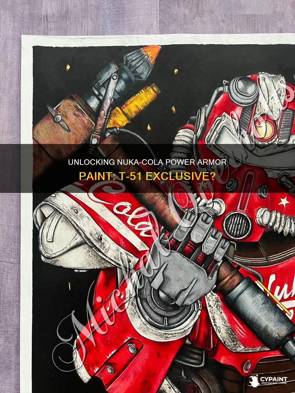 Unlocking Nuka-Cola Power Armor Paint: T-51 Exclusive? | CyPaint