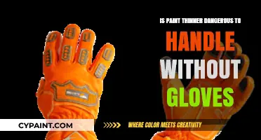 Handling Paint Thinner Without Gloves: Risks And Safety Tips | CyPaint