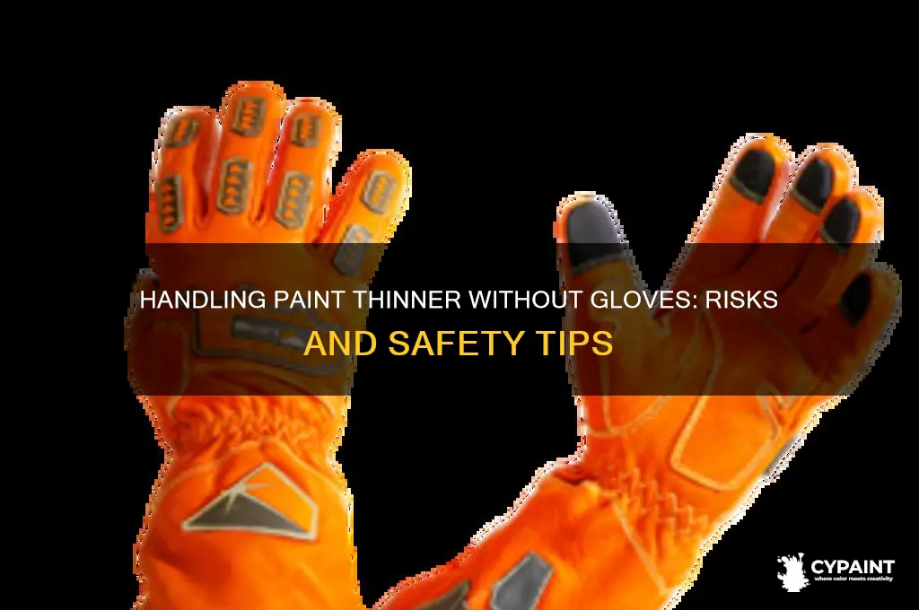 Handling Paint Thinner Without Gloves: Risks And Safety Tips | CyPaint