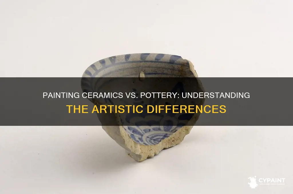 Painting Ceramics Vs. Pottery: Understanding The Artistic Differences ...