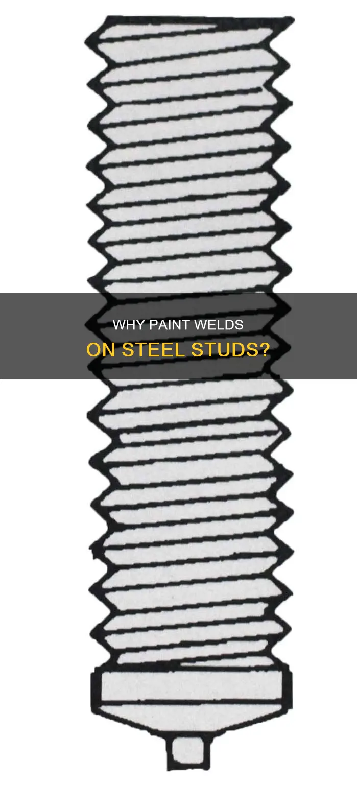 Why Paint Welds On Steel Studs? | CyPaint