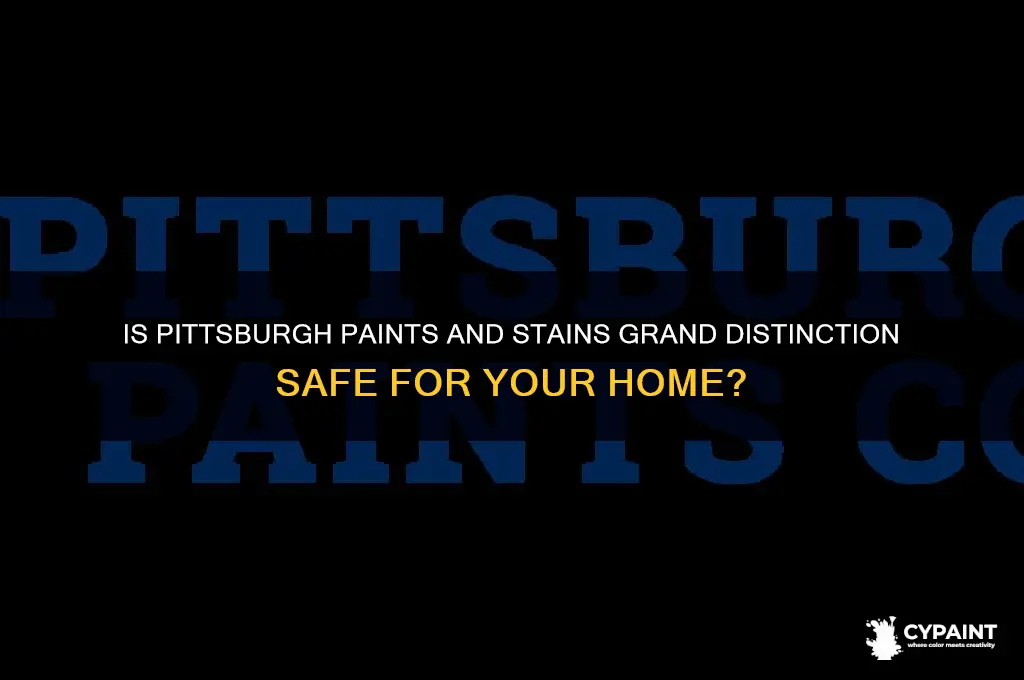 Is Pittsburgh Paints And Stains Grand Distinction Safe For Your Home ...