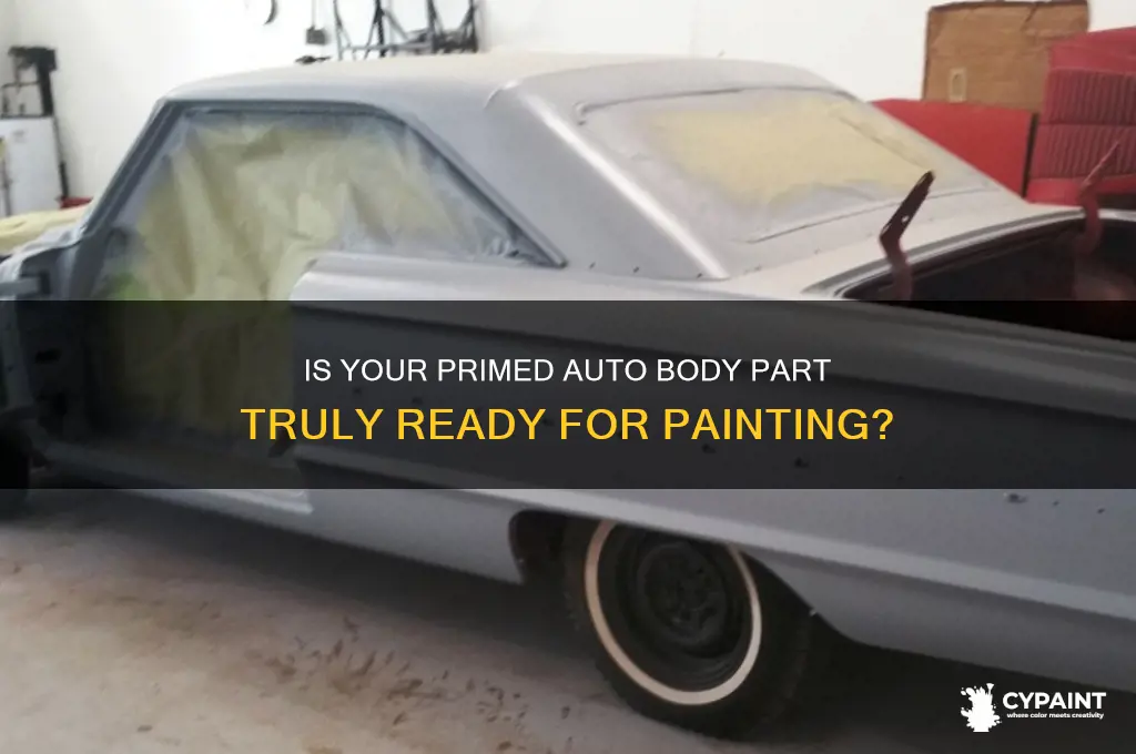 Is Your Primed Auto Body Part Truly Ready For Painting? | CyPaint