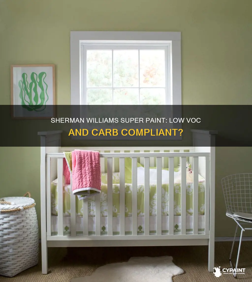 Sherman Williams Super Paint: Low Voc And Carb Compliant? | CyPaint