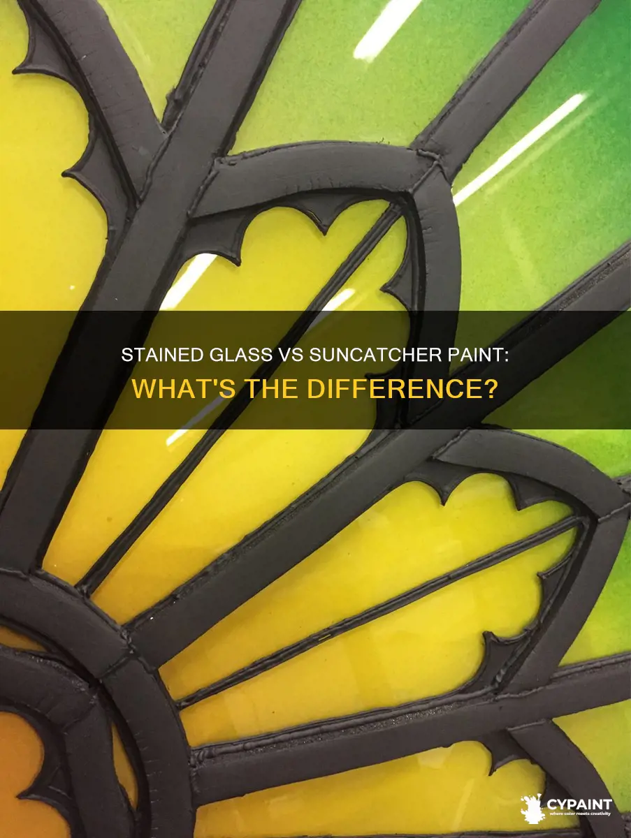 Stained Glass Vs Suncatcher Paint: What's The Difference? | CyPaint