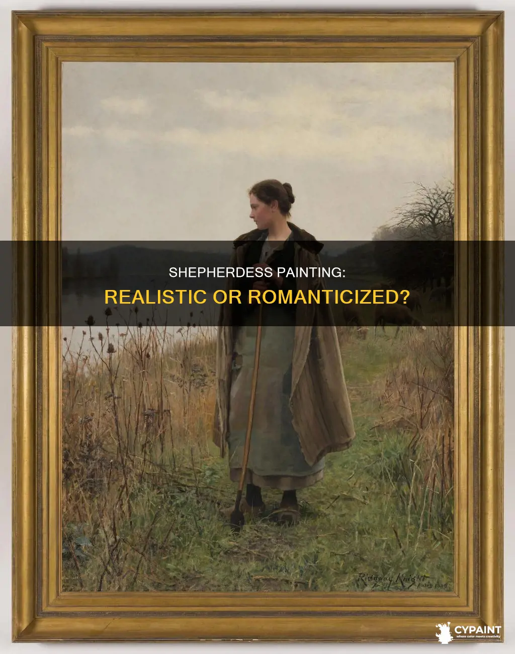 Shepherdess Painting: Realistic Or Romanticized? | CyPaint