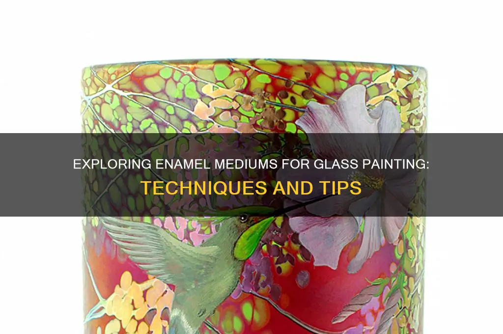 Exploring Enamel Mediums For Glass Painting: Techniques And Tips | CyPaint