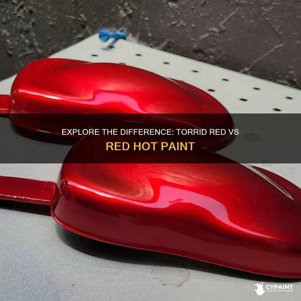 Explore The Difference: Torrid Red Vs Red Hot Paint | CyPaint