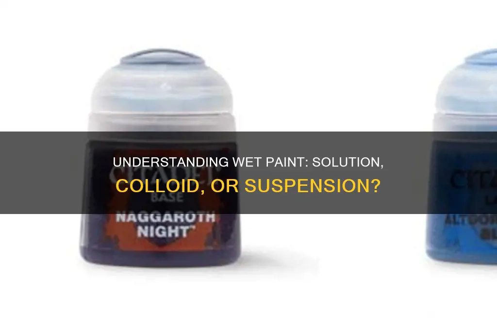 Understanding Wet Paint: Solution, Colloid, Or Suspension? | CyPaint