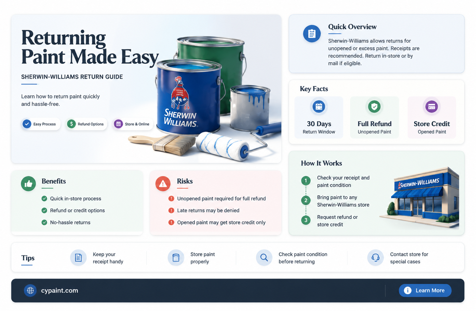 Returning Paint To Sherwin-Williams: A Guide To Their Return Policy ...
