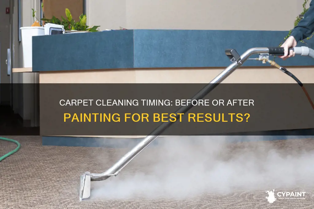 Carpet Cleaning Timing: Before Or After Painting For Best Results ...