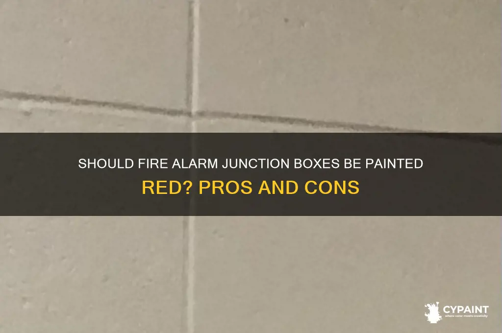 Should Fire Alarm Junction Boxes Be Painted Red? Pros And Cons | CyPaint