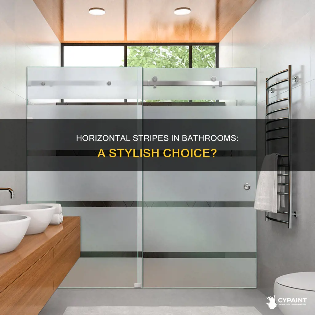 Horizontal Stripes In Bathrooms: A Stylish Choice? | CyPaint