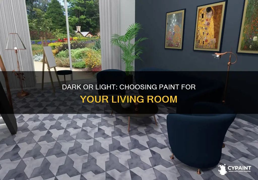 Dark Or Light: Choosing Paint For Your Living Room | CyPaint