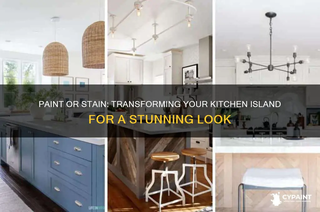 Paint Or Stain: Transforming Your Kitchen Island For A Stunning Look ...