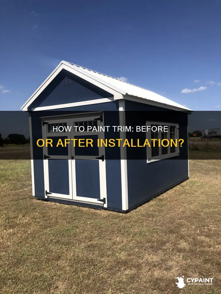 How To Paint Trim: Before Or After Installation? | CyPaint