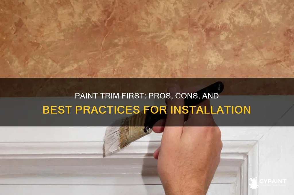 Paint Trim First: Pros, Cons, And Best Practices For Installation | CyPaint