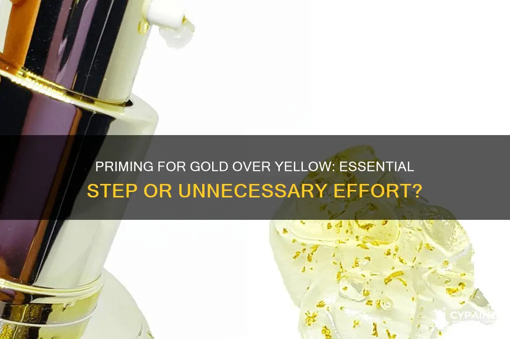 Priming For Gold Over Yellow: Essential Step Or Unnecessary Effort ...