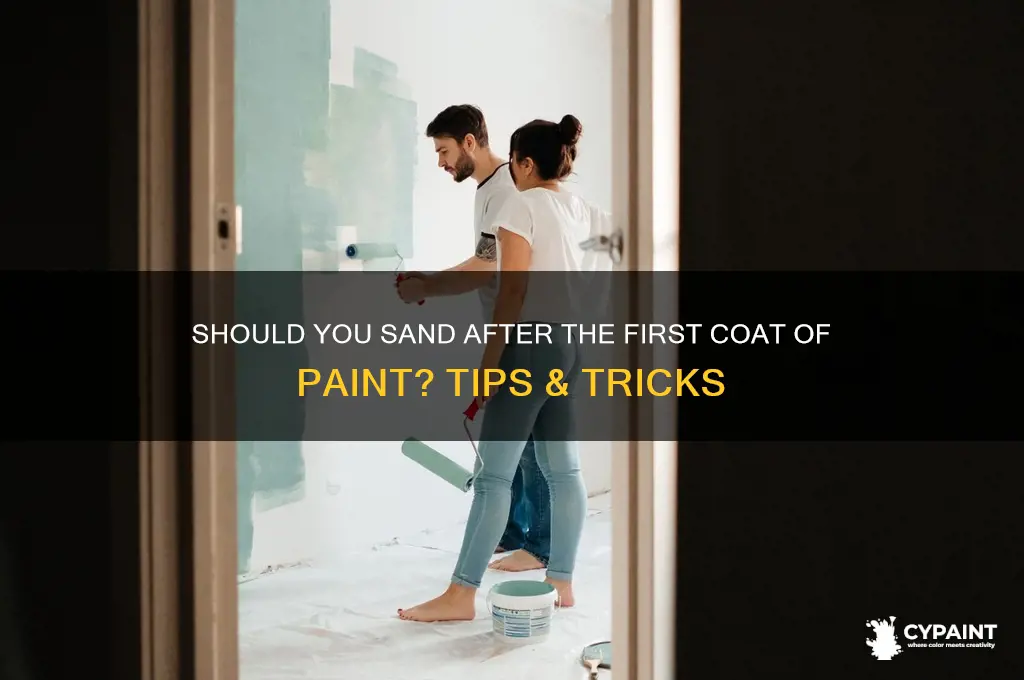 Should You Sand After The First Coat Of Paint? Tips & Tricks | CyPaint
