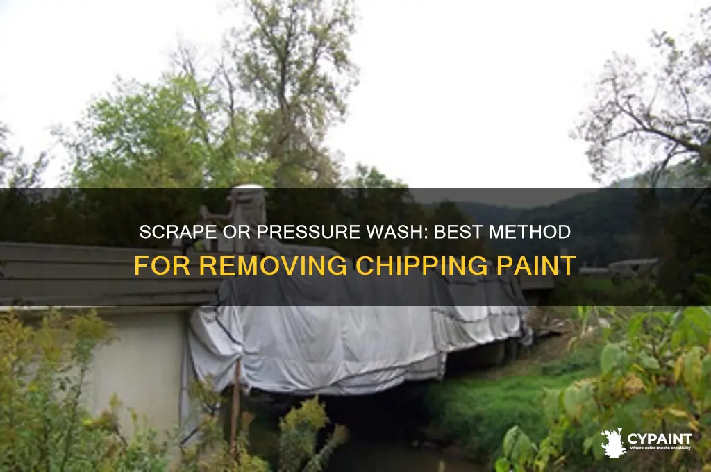 Scrape Or Pressure Wash: Best Method For Removing Chipping Paint | CyPaint