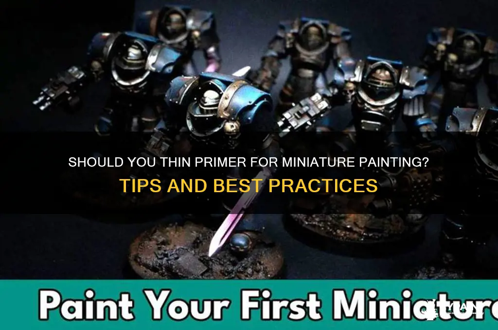 Should You Thin Primer For Miniature Painting? Tips And Best Practices ...