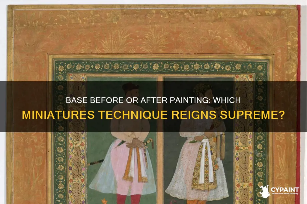 Base Before Or After Painting: Which Miniatures Technique Reigns ...