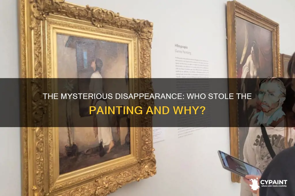 The Mysterious Disappearance: Who Stole The Painting And Why? | CyPaint
