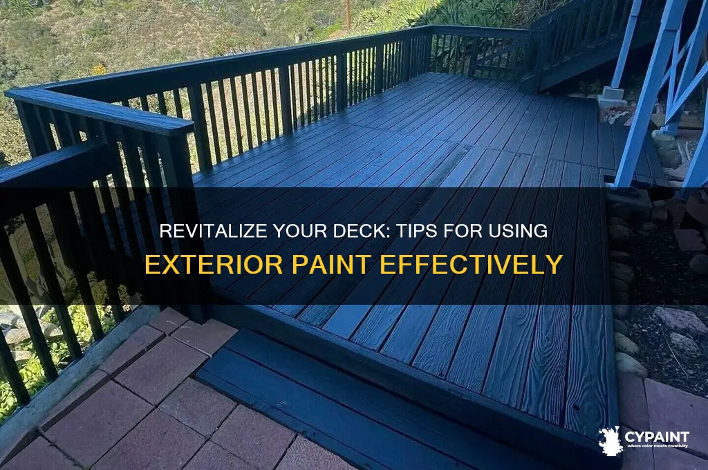 Revitalize Your Deck: Tips For Using Exterior Paint Effectively | CyPaint