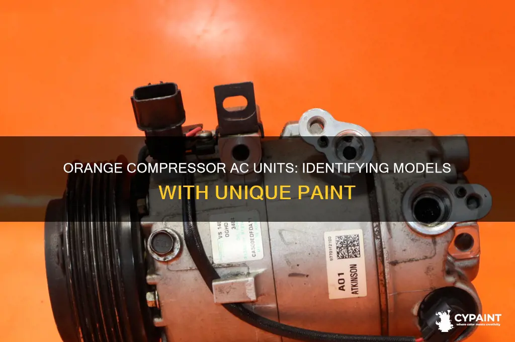 Orange Compressor Ac Units: Identifying Models With Unique Paint | CyPaint