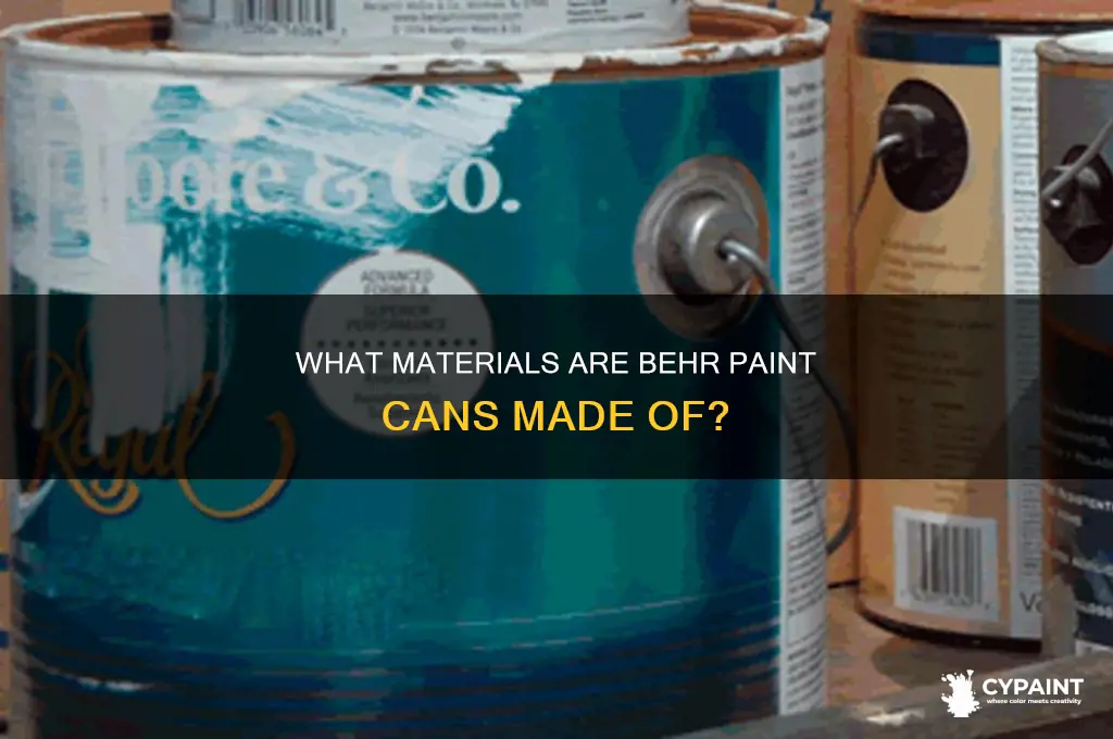 What Materials Are Behr Paint Cans Made Of? | CyPaint