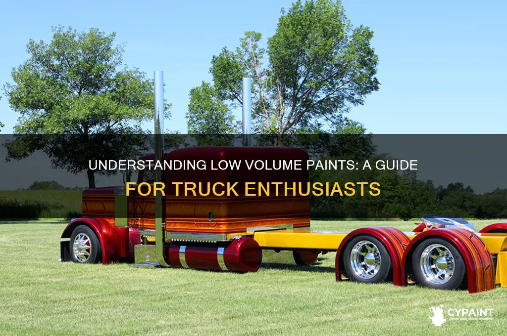Understanding Low Volume Paints: A Guide For Truck Enthusiasts | CyPaint