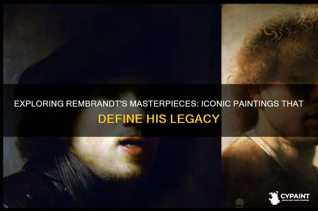 Exploring Rembrandt's Masterpieces: Iconic Paintings That Define His ...
