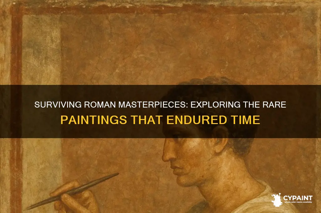 Surviving Roman Masterpieces: Exploring The Rare Paintings That Endured ...