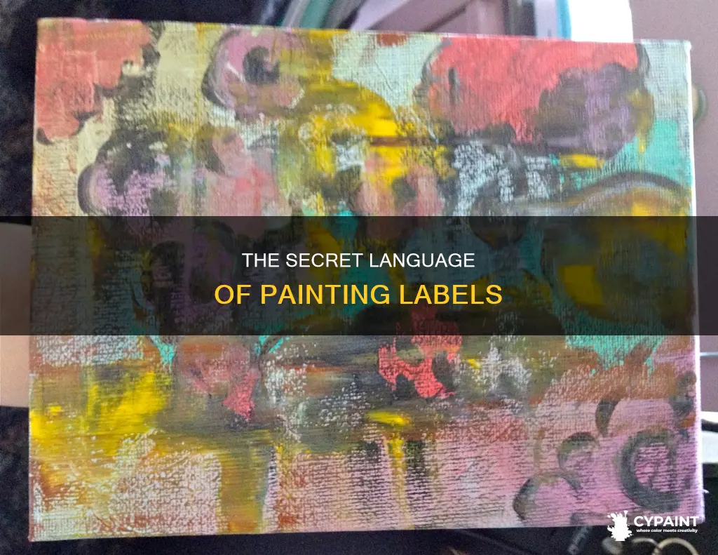 The Secret Language Of Painting Labels | CyPaint