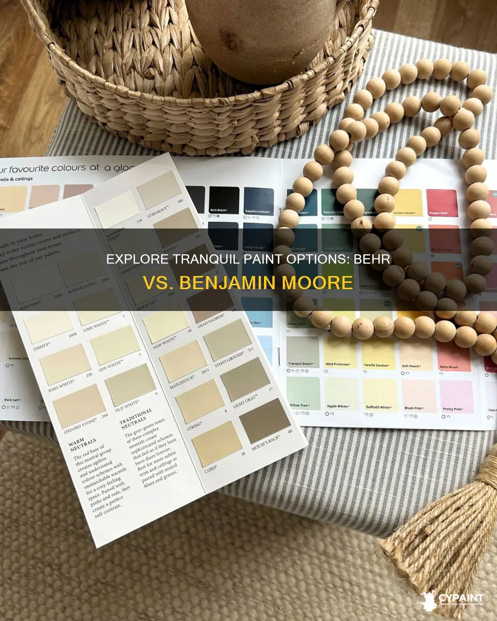 Explore Tranquil Paint Options: Behr Vs. Benjamin Moore | CyPaint