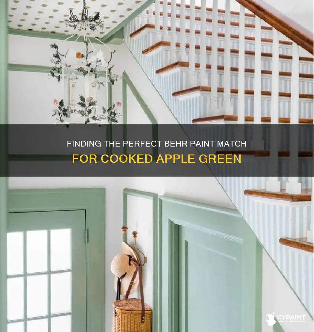 Finding The Perfect Behr Paint Match For Cooked Apple Green | CyPaint