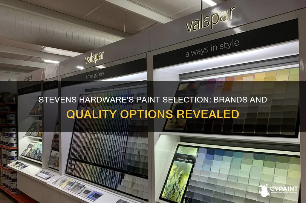 Stevens Hardware's Paint Selection: Brands And Quality Options Revealed ...