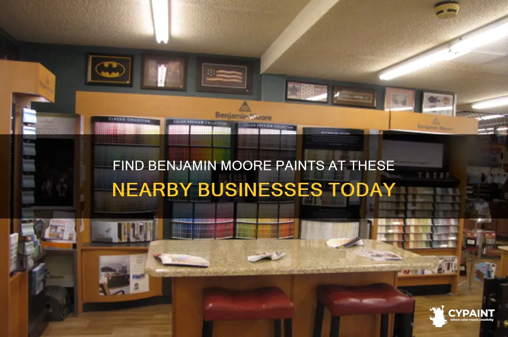 Find Benjamin Moore Paints At These Nearby Businesses Today | CyPaint