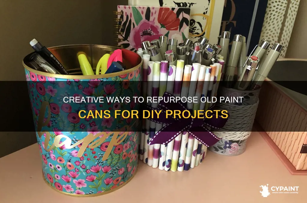 Creative Ways To Repurpose Old Paint Cans For Diy Projects | CyPaint