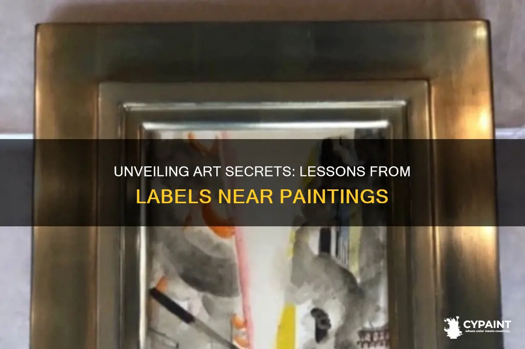 Unveiling Art Secrets: Lessons From Labels Near Paintings | CyPaint