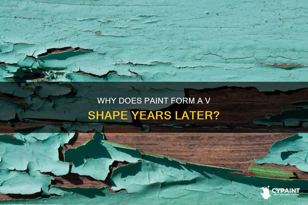 Why Does Paint Form A V Shape Years Later? | CyPaint