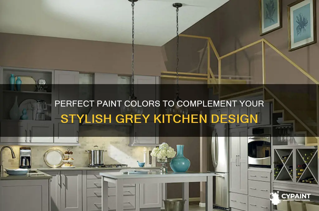 Perfect Paint Colors To Complement Your Stylish Grey Kitchen Design ...