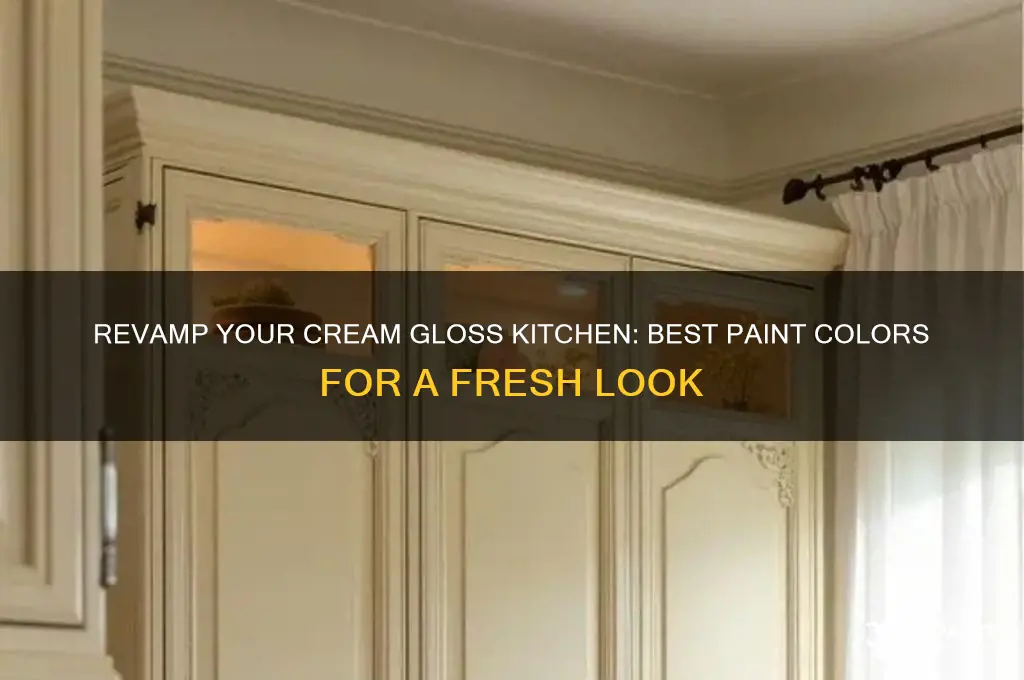 Revamp Your Cream Gloss Kitchen: Best Paint Colors For A Fresh Look ...