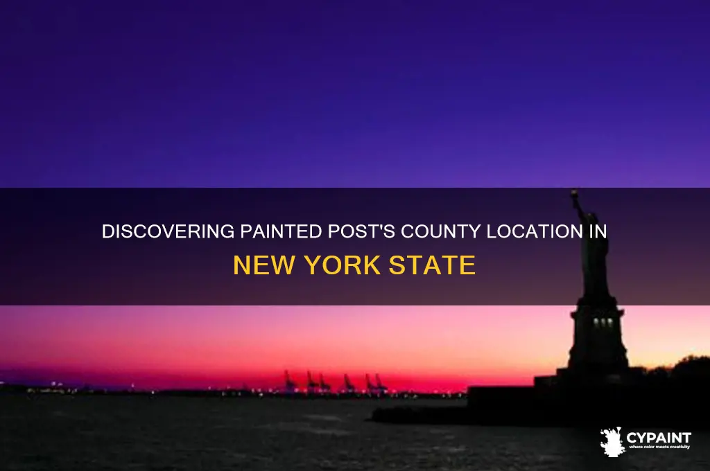 Discovering Painted Post's County Location In New York State | CyPaint