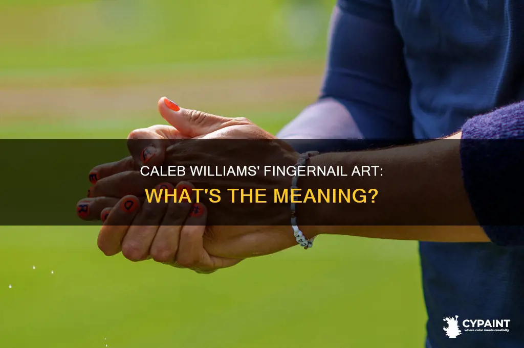 Caleb Williams' Fingernail Art: What's The Meaning? | CyPaint
