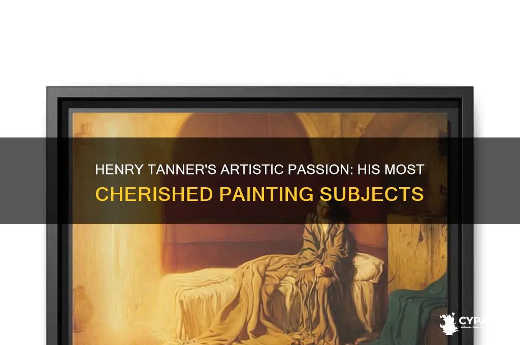 Henry Tanner's Artistic Passion: His Most Cherished Painting Subjects ...